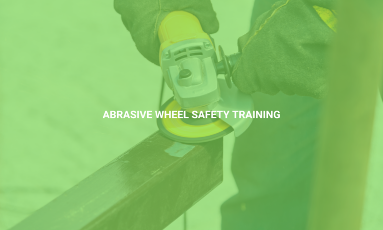 Abrasive Wheel Safety Training | Alpha Academy